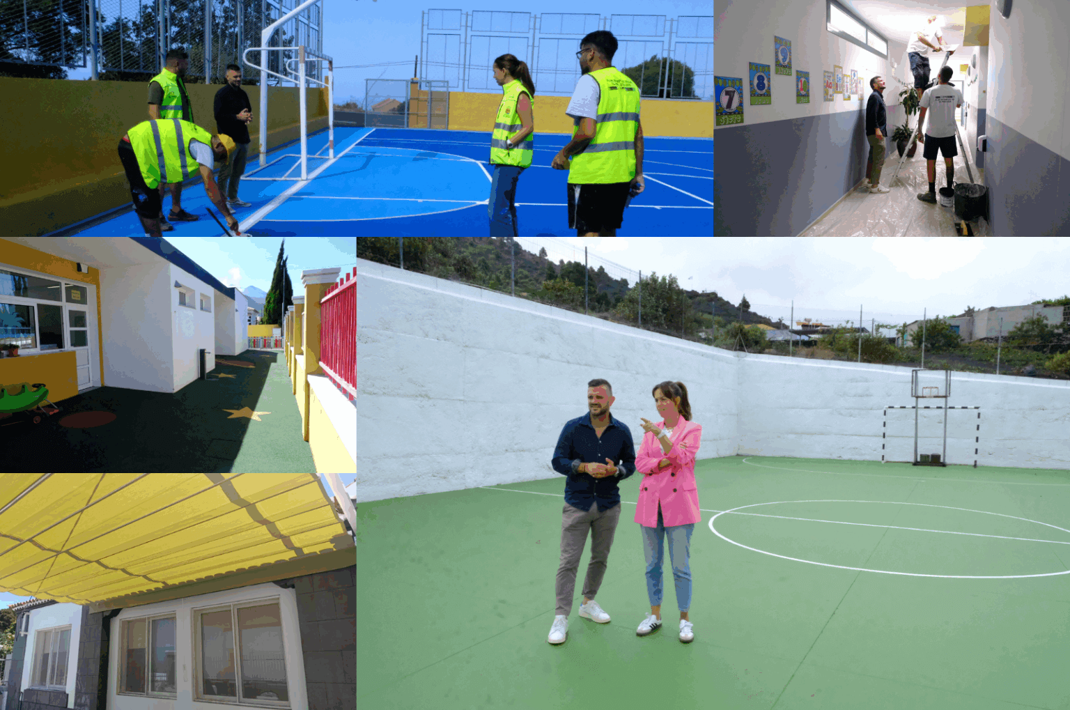 El Paso invierte 100.000 euros en la mejora de sus centros educativos - Ayuntamiento de El Paso